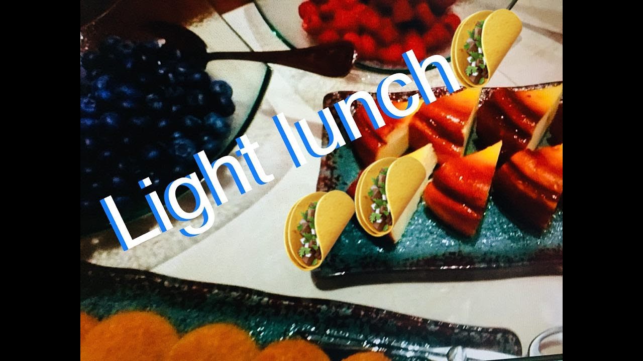 Light Lunch - YouTube