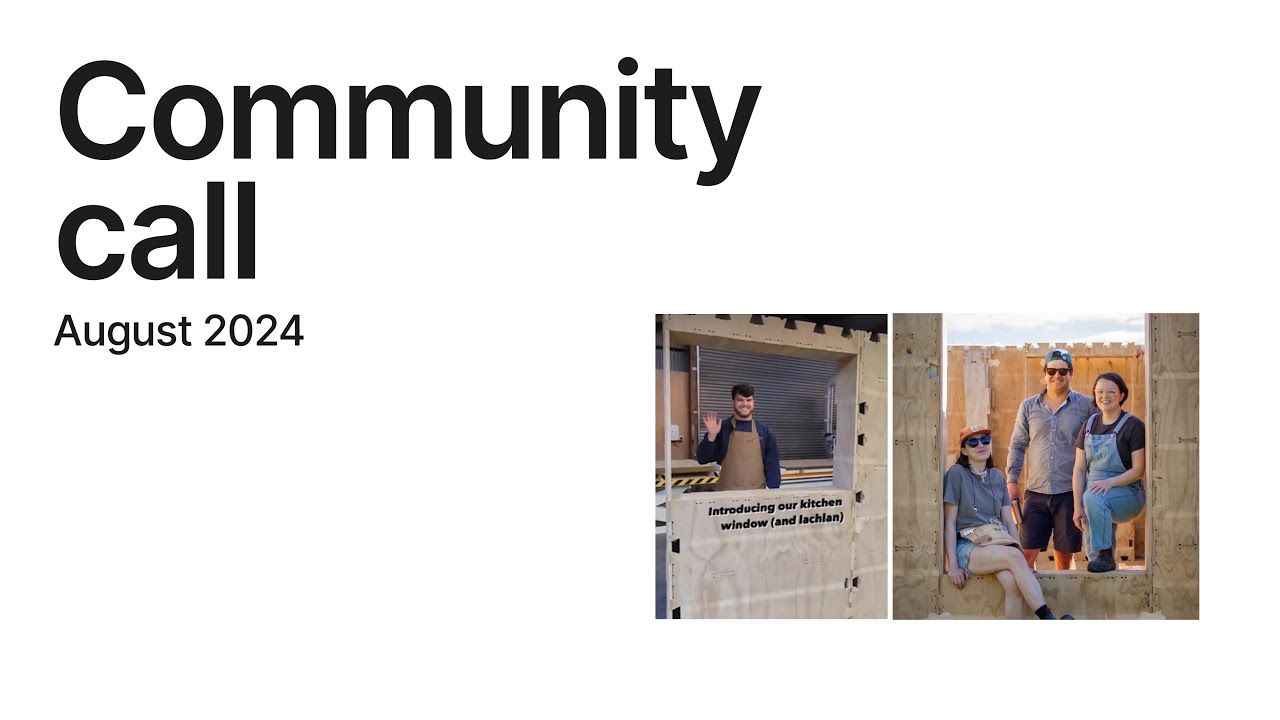 WikiHouse community call - August 2024 - YouTube