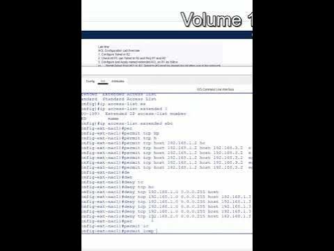 Assignment Extended ACL Lab Part 50 | Networkforyou | CCNA #ciscoccna #ccnalab #shortsvideo ...