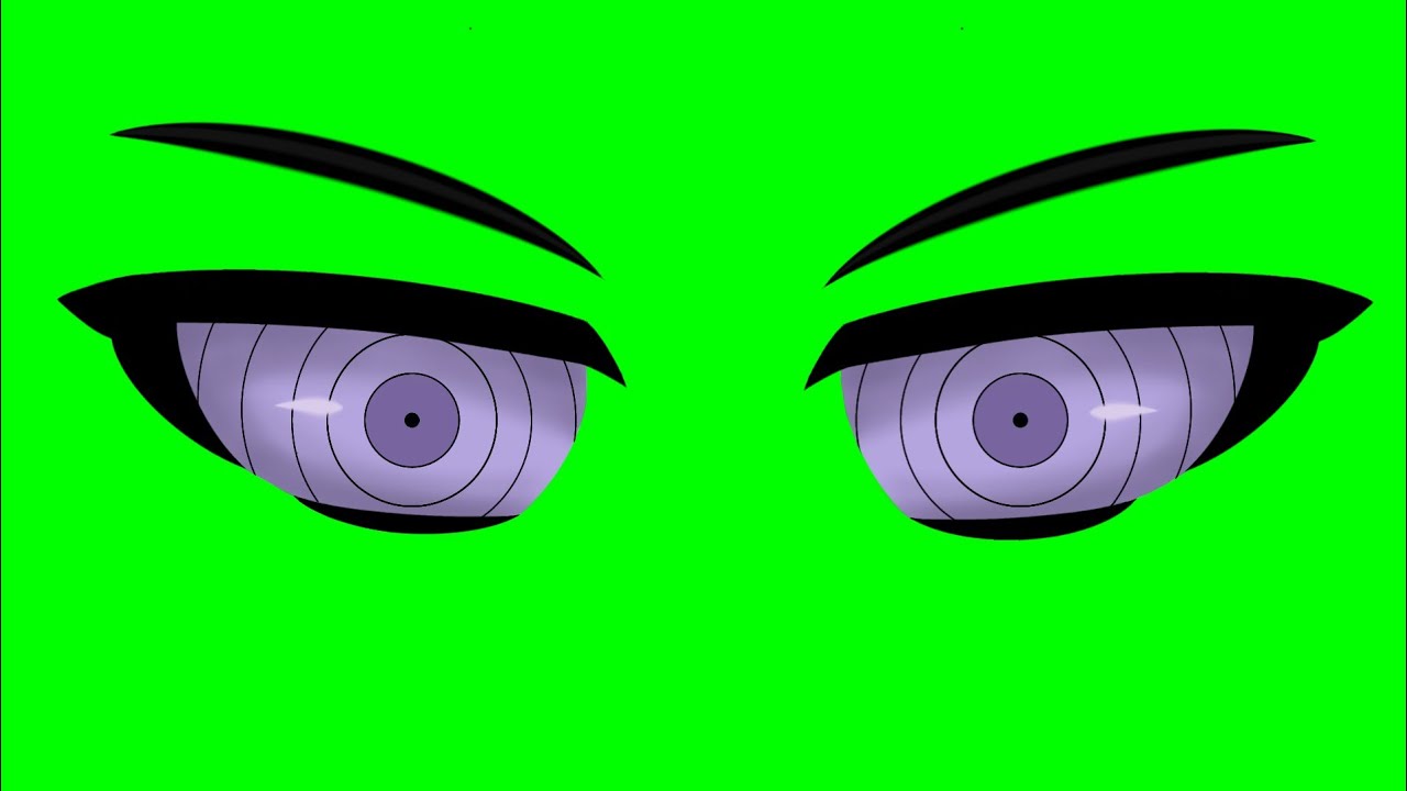 Rinnegan awakening green screen with sound effect || Gacha Club version ...