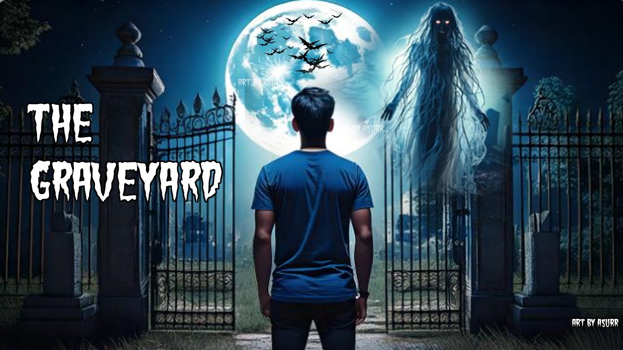 24 Hours in a Haunted Graveyard, The Graveyard Challenge - YouTube