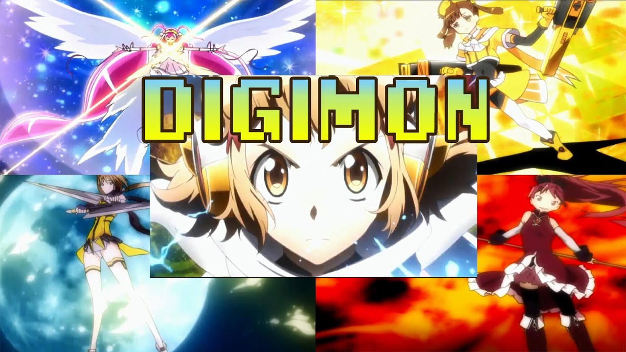 Magical Girl Transformations - Digimon - YouTube