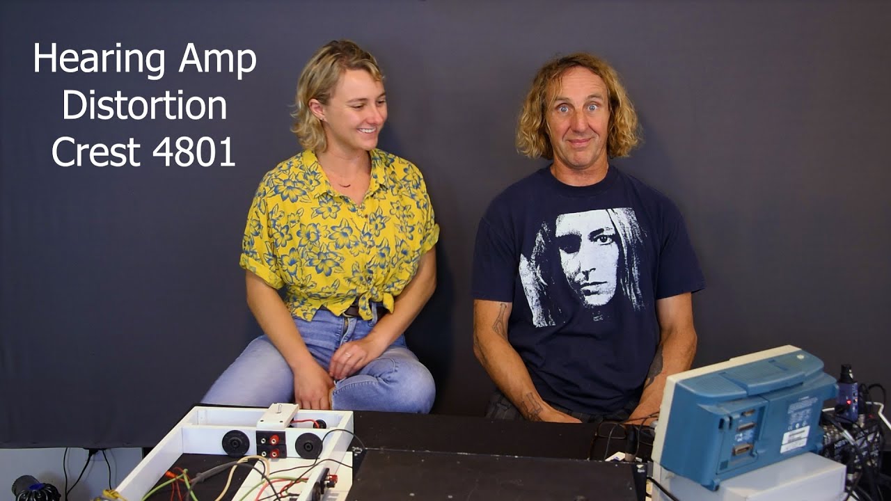 Hear Amp Distortion - Crest 4801 (Public) - YouTube