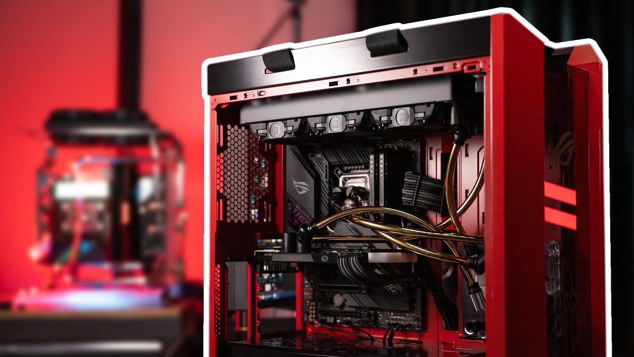I install "GOLD" brass tubes for this PC Build! - YouTube