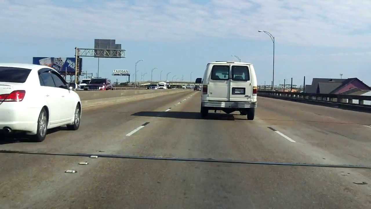 New Orleans Freeway Tour inbound/eastbound - YouTube