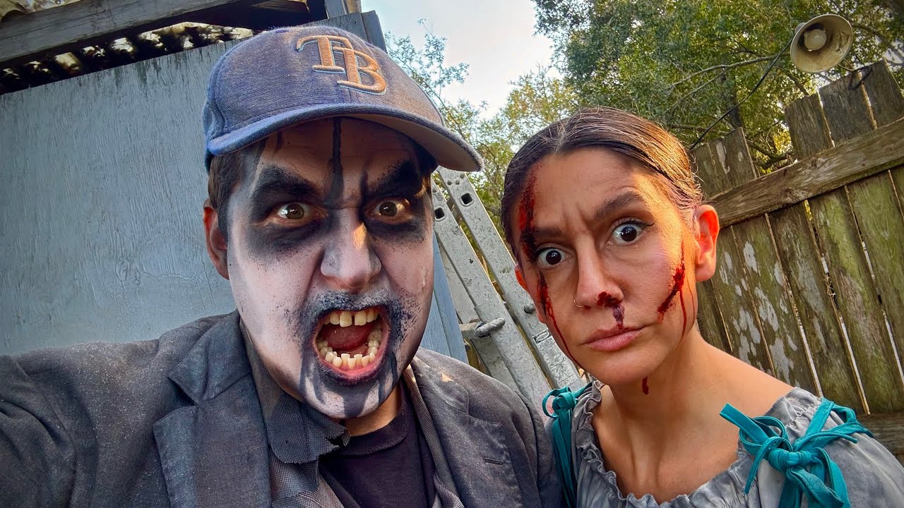 I Became A Scare Actor In A Haunted House! My First Experience Scaring ...