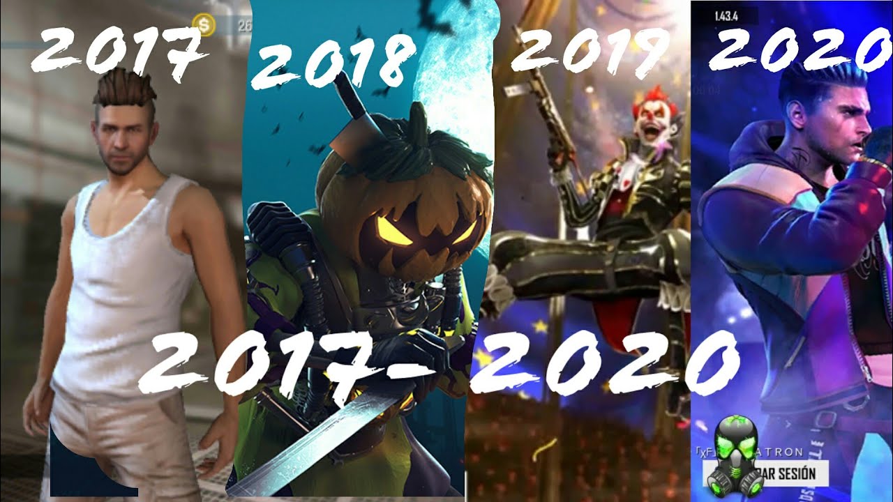 EVOLUCION DE FREE FIRE 2017 A 2020"(EPICO)"😎 - YouTube
