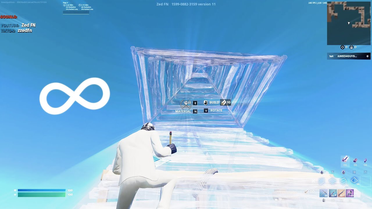 INFINITE Fast Editing in Fortnite (No cuts, satifying) - YouTube