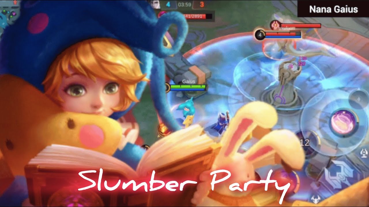 Gameplay Nana Skin Slumber Party Magic Damage Item Build Meta Baru ...