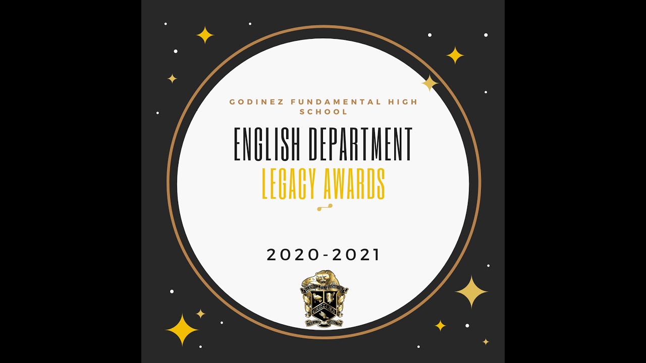 Godinez Legacy Awards 2020-2021: English Department - YouTube