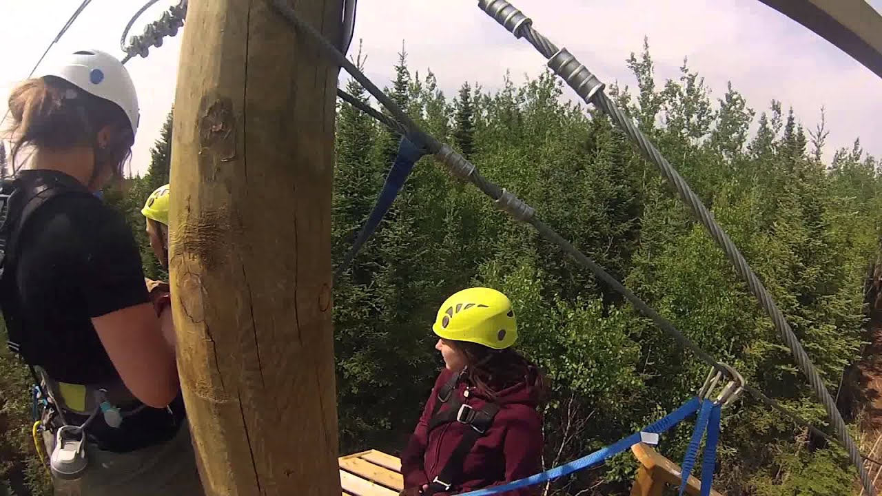 Elk Ridge Eco-Adventures Zip Line - YouTube