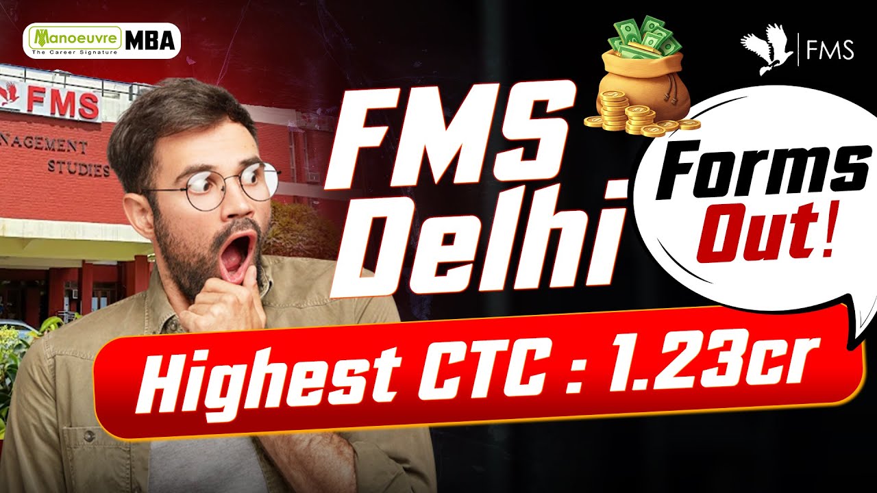 FMS Delhi Application Forms Out | Apply Before CAT 2025 | Fees ...