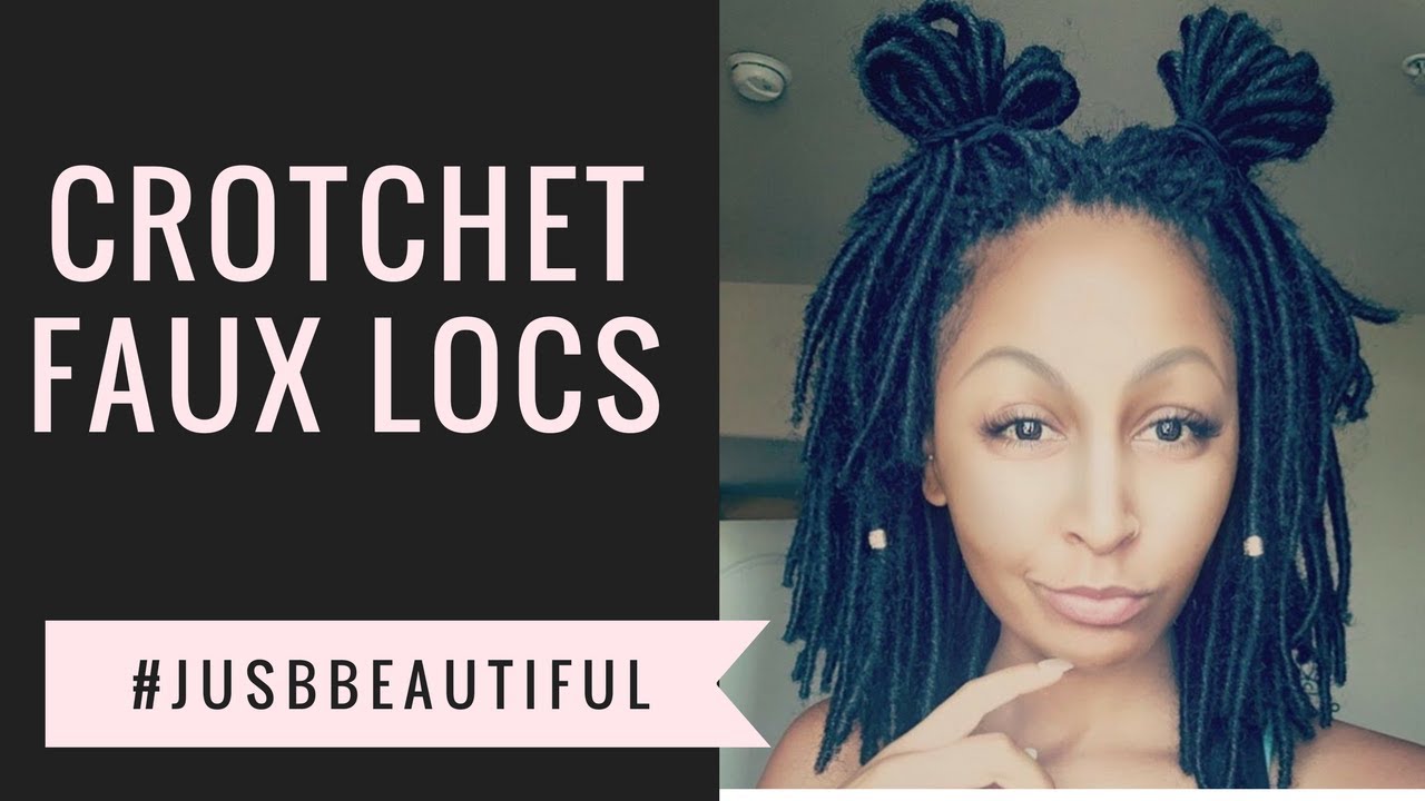 How To: install Crotchet faux locs on tapered cut/shaved sides - YouTube