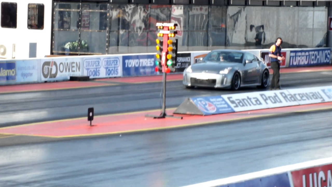 Nissan 350z Vortech Supercharged Drag - 13.7s @110.3mph - YouTube