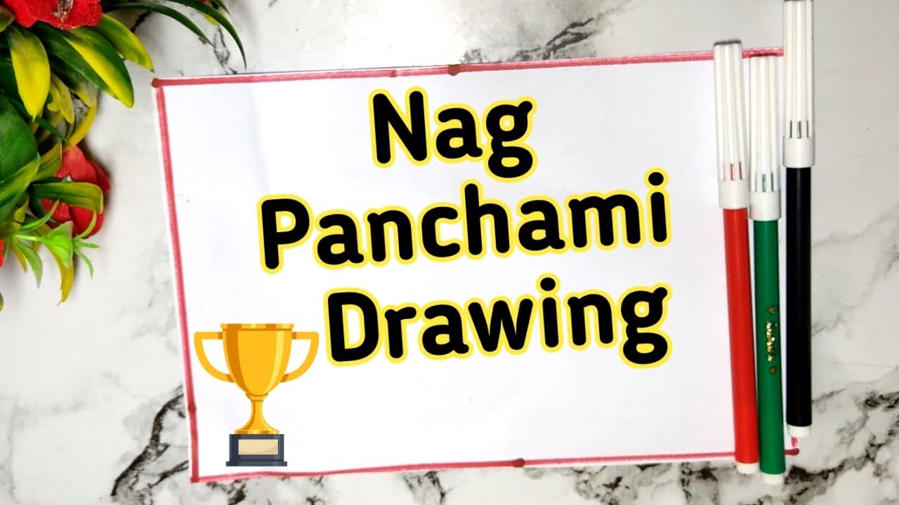 Nag panchmi Drawing|Nag Panchami Poster|Nag Panchami easy Drawing|Nag ...