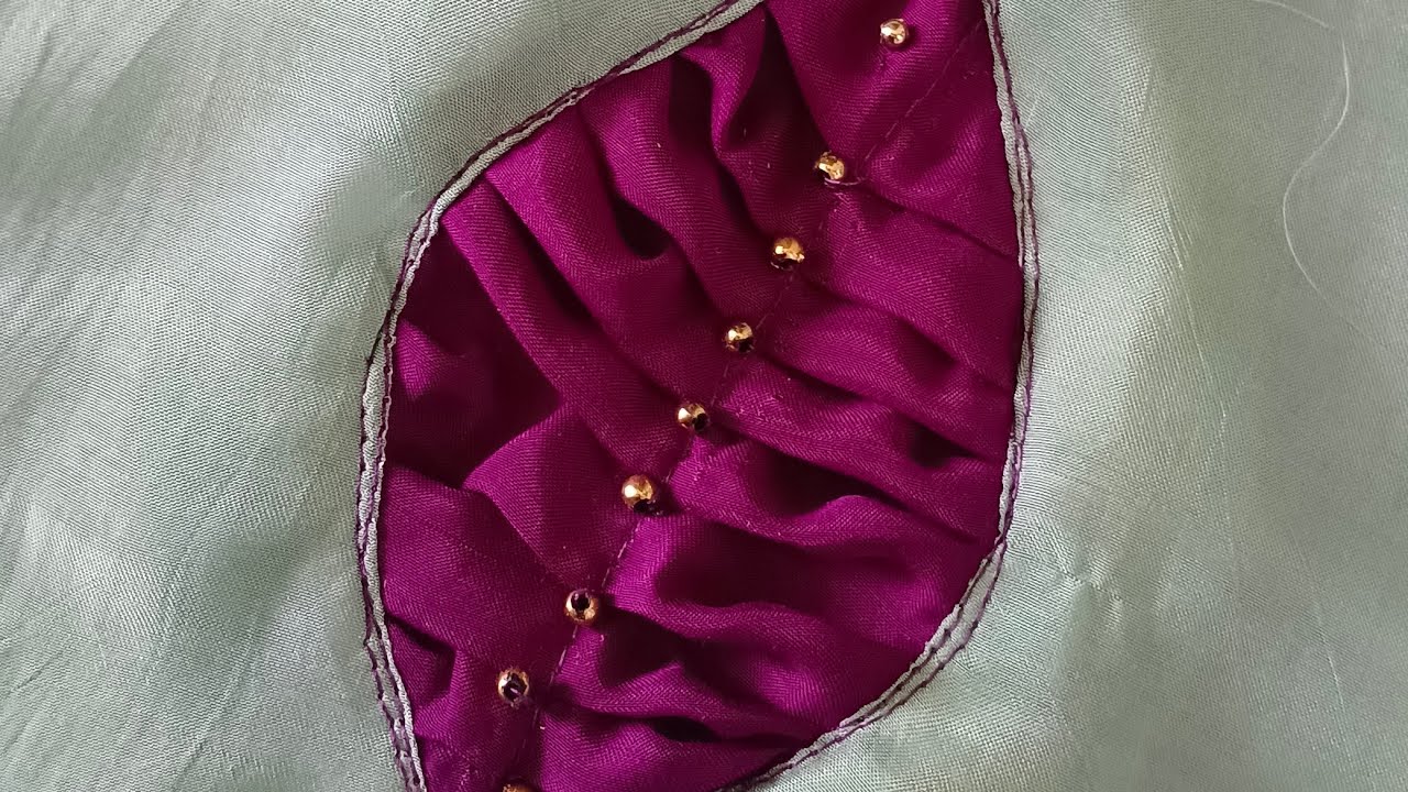 Sleeves Design with leaf Very easy to make #simple&Easy Hands# Syamala ...