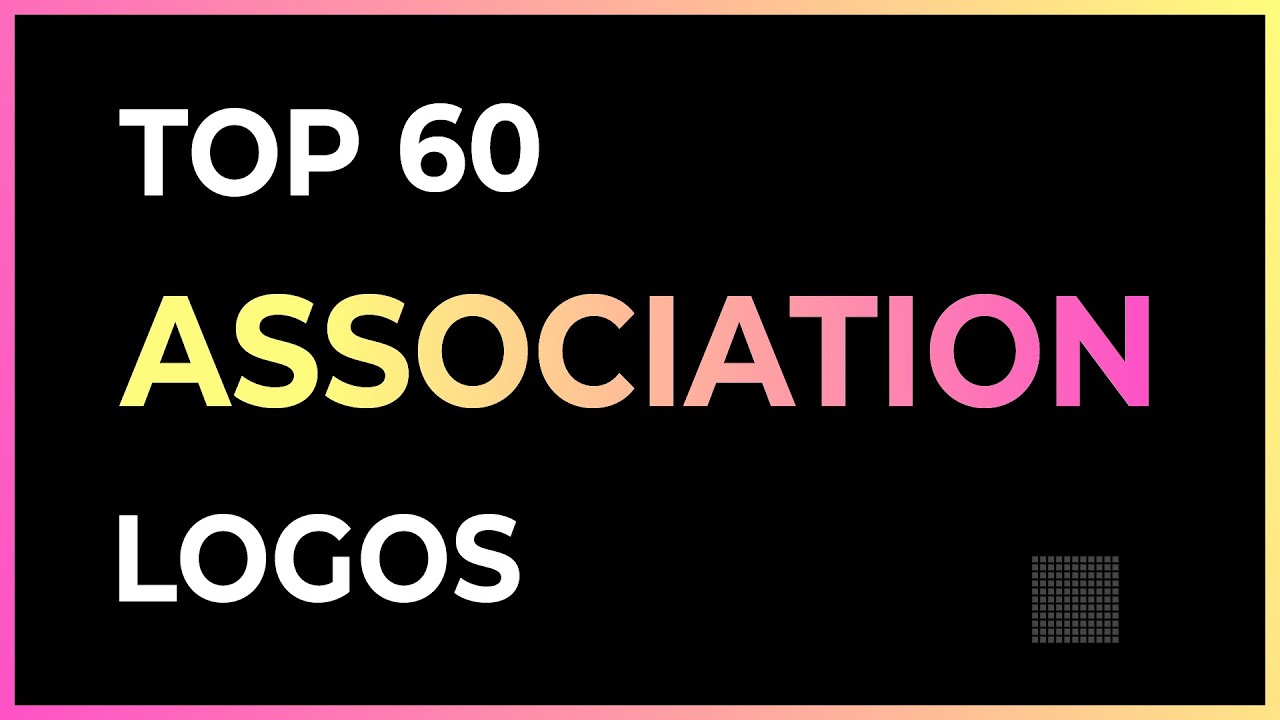 60 Cool Association Logo Ideas l Top 60 Association Brands - YouTube