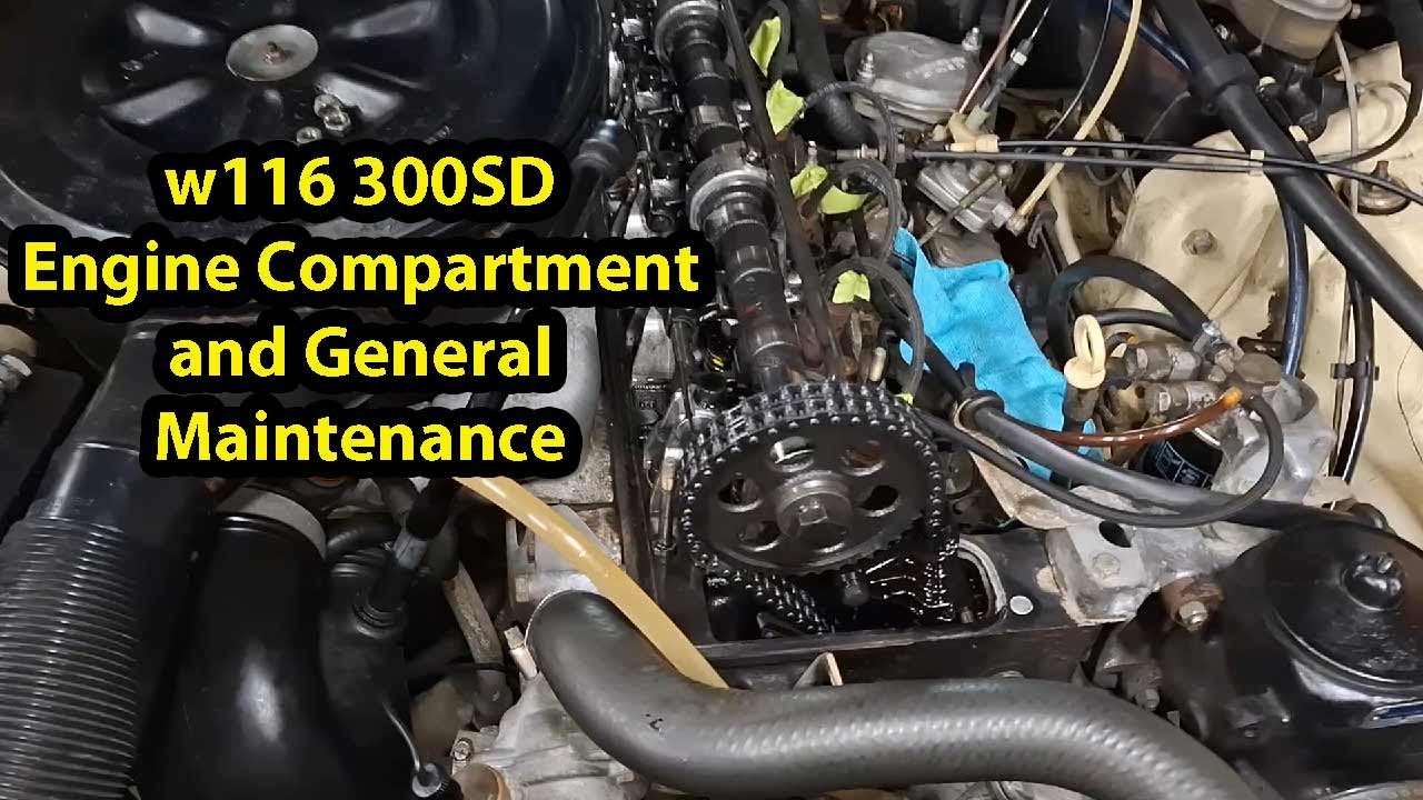 1979 Mercedes 300SD - Part 4 Engine Compartment and General Maintenance ...