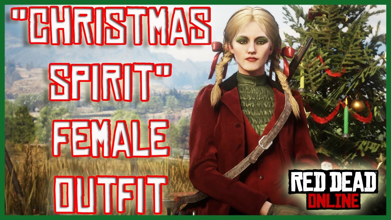 "Christmas Spirit" Female Outfit | Tutorial | Ideas | RDR2 Online | Red ...