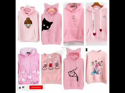 Girls Pink hoodie shirts.