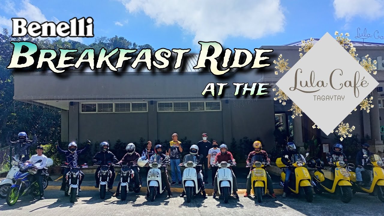 Benelli Breakfast Ride at Lula Cafe - YouTube