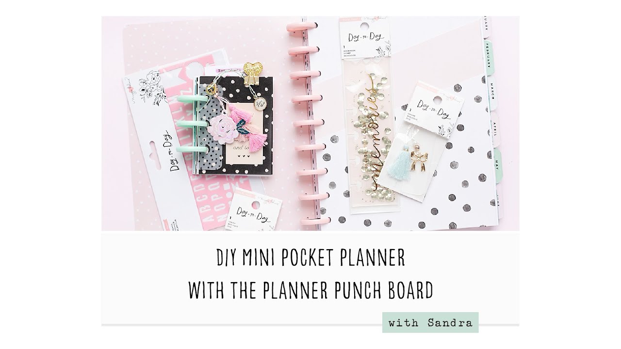 DIY Mini Pocket Planner with the Disc Planner Punch Board by Crate ...