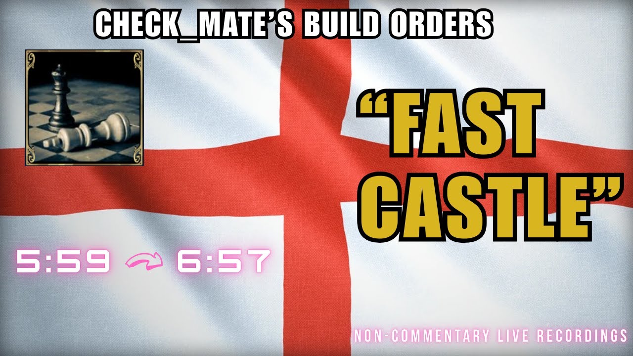 AOE4 English “Fast Castle” Build Order - YouTube