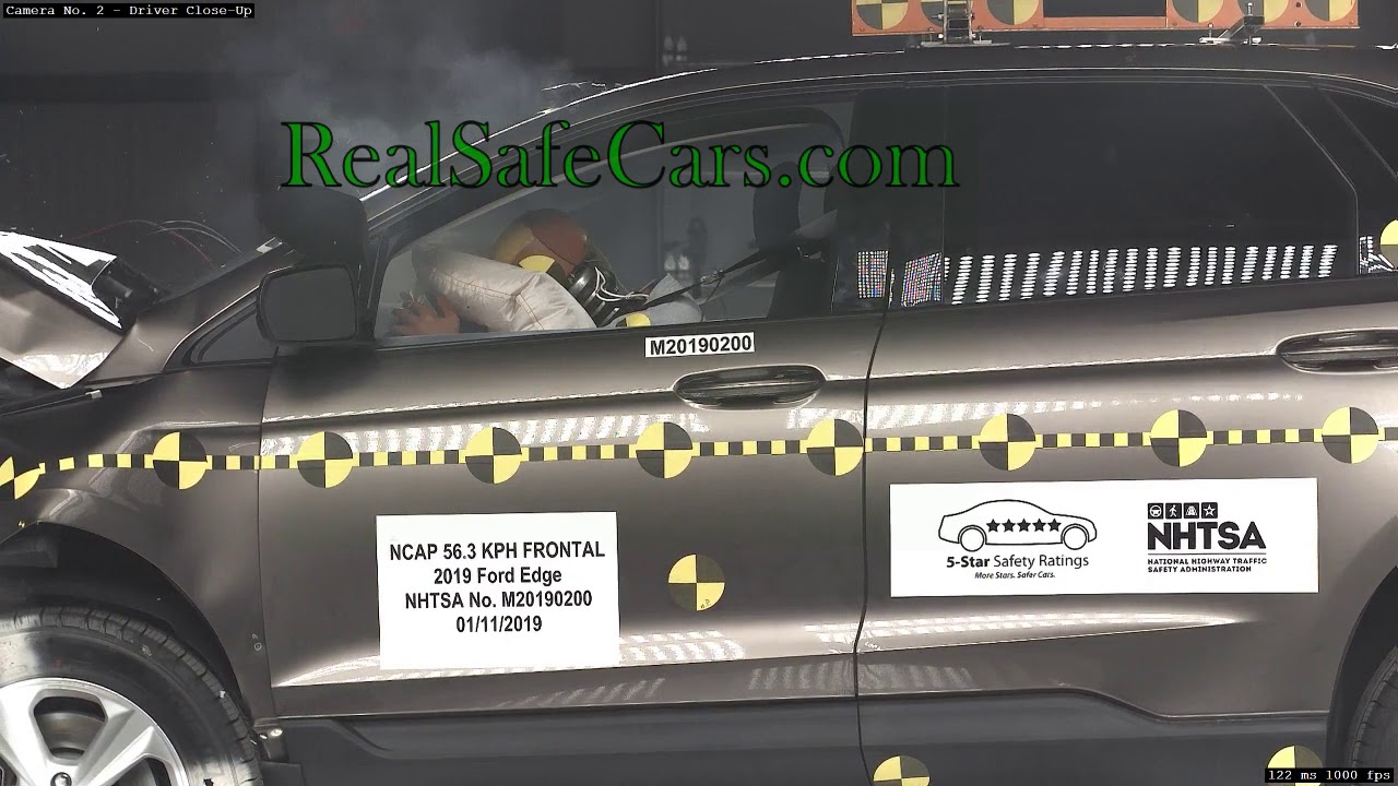 Ford Edge 2019 Crash Tests (Side-Pole, Front, Side) - YouTube