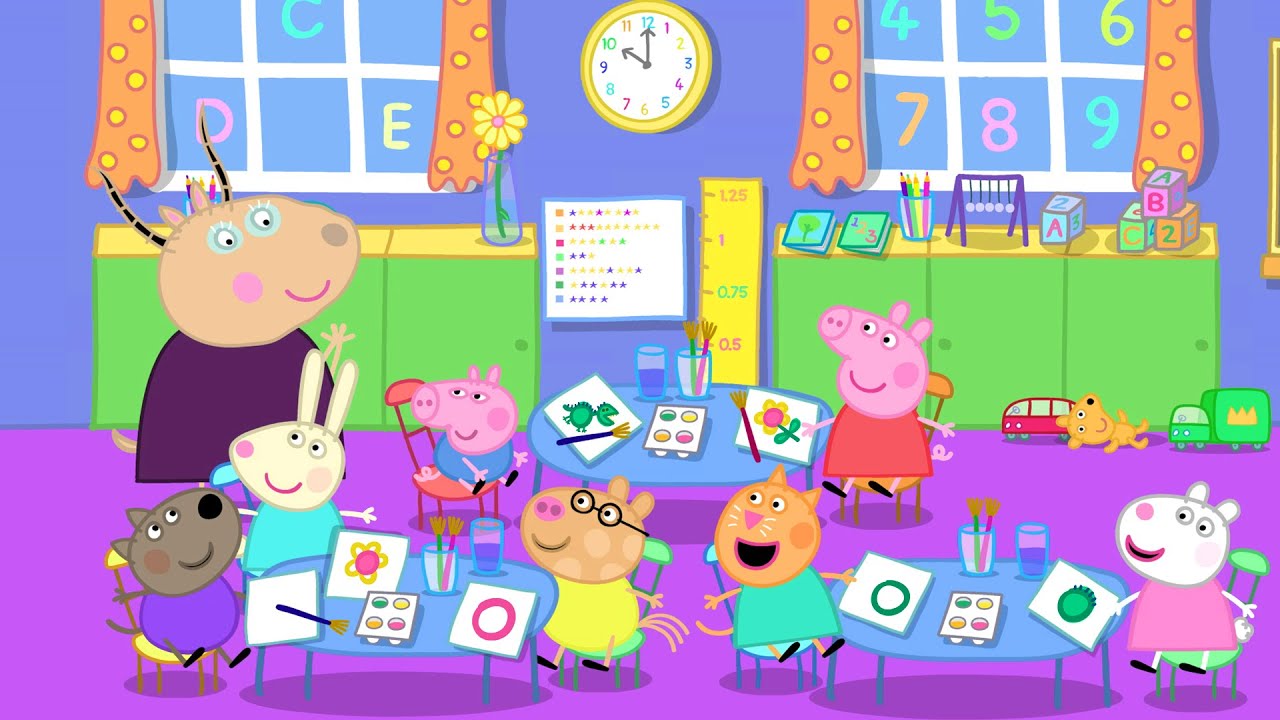 The Painting Class 🎨 🐽 Peppa Pig and Friends Full Episodes - YouTube