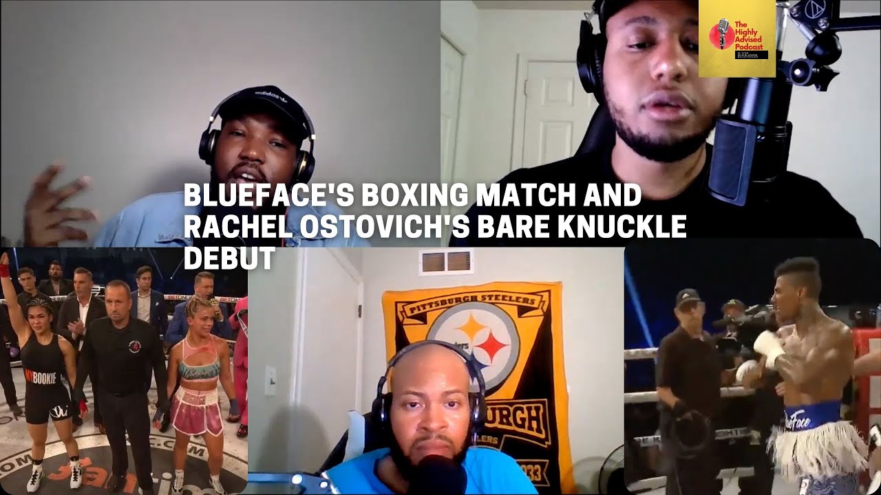 Blueface's boxing match and Rachel Ostovich's Bare Knuckle debut - YouTube