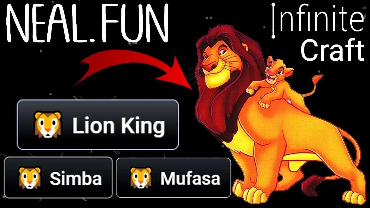 How to Make Lion King | Simba | Mufasa in Infinite Craft | Get Simba ...