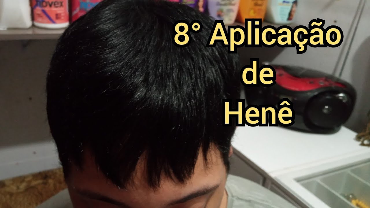 8° Aplicação de Henê em Cabelo Masculino - Matheus - YouTube