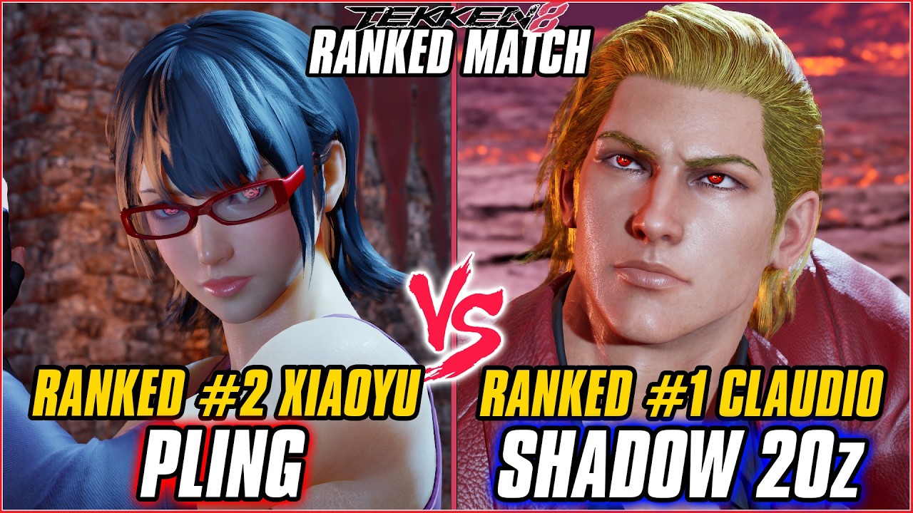 TEKKEN 8 - PLING (Ranked #2 Xiaoyu) vs SHADOW 20z (Ranked #1 Claudio ...