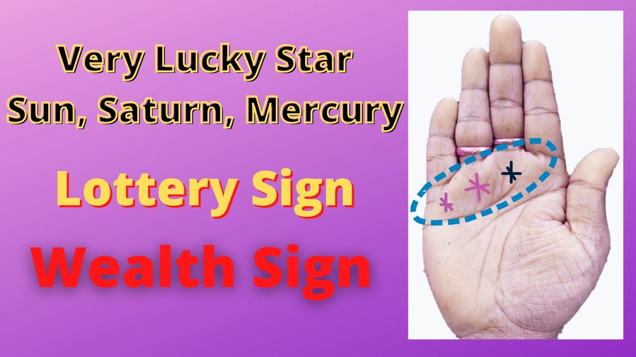 Star Sign on Sun - Saturn - Mercury mount - Lucky Sign in your palm ...