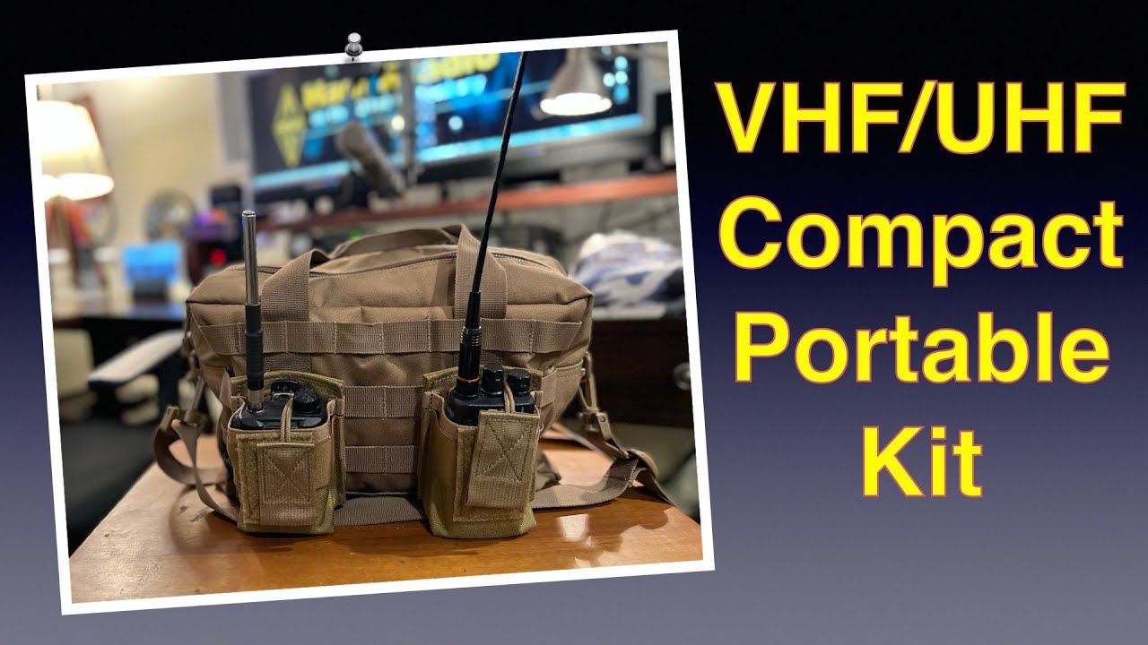 VHF UHF Portable Pack for HAM Radio - YouTube