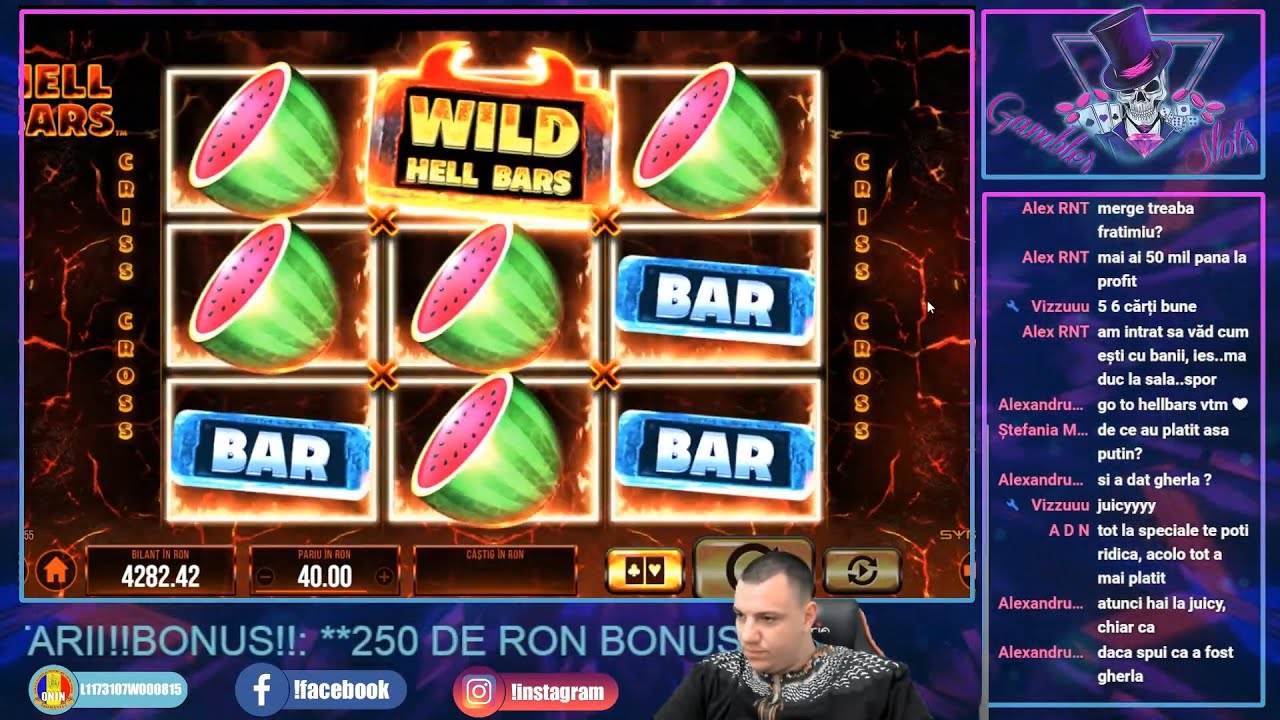 🎰🔥SURPRIZA LA HELL BARS PE UN SINGUR SPIN🔥🎰Pacanele si Distractie LIVE ...