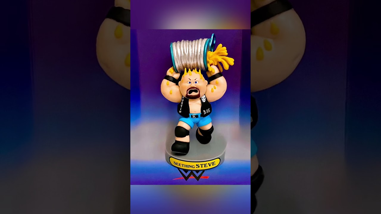 Seething Steve GPK Figure #shorts #stonecold #gpk #figure #toys - YouTube