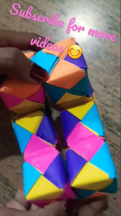 Never ending cube/Paper crafts/Ammu creative world/shorts😊💗💜 - YouTube