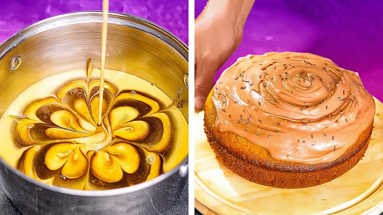 Unusual Chocolate Pie And Exquisite Cakes Recipes by Food Fast - YouTube