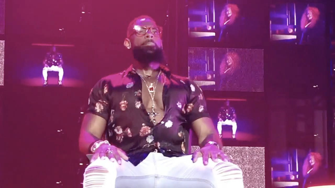 Janet Jackson pulls fan from audience - YouTube