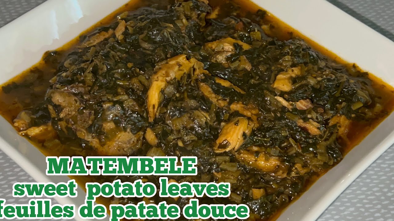 NDENGE YAKO LAMBA RECETTE YA MATEMBELE, RECETTE CONGOLAIS SUKA NA ...