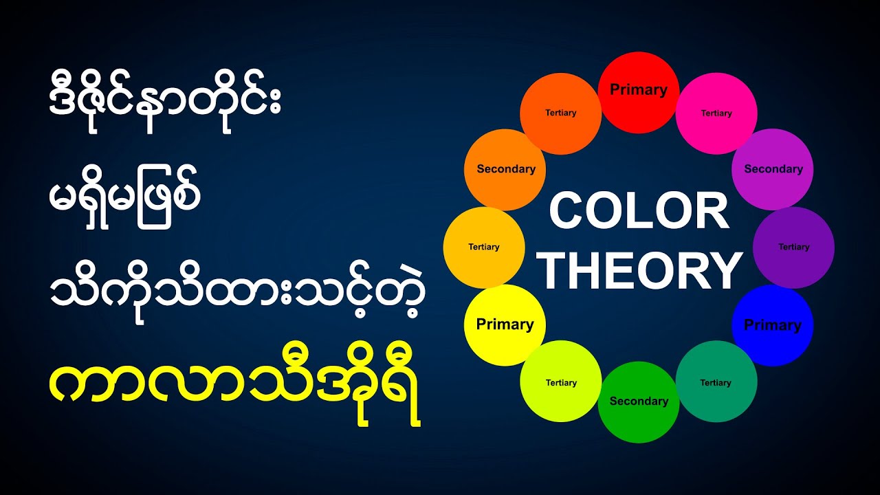 ဒီဇိုင်နာတိုင်းသိသင့်တဲ့ Color Theory - YouTube