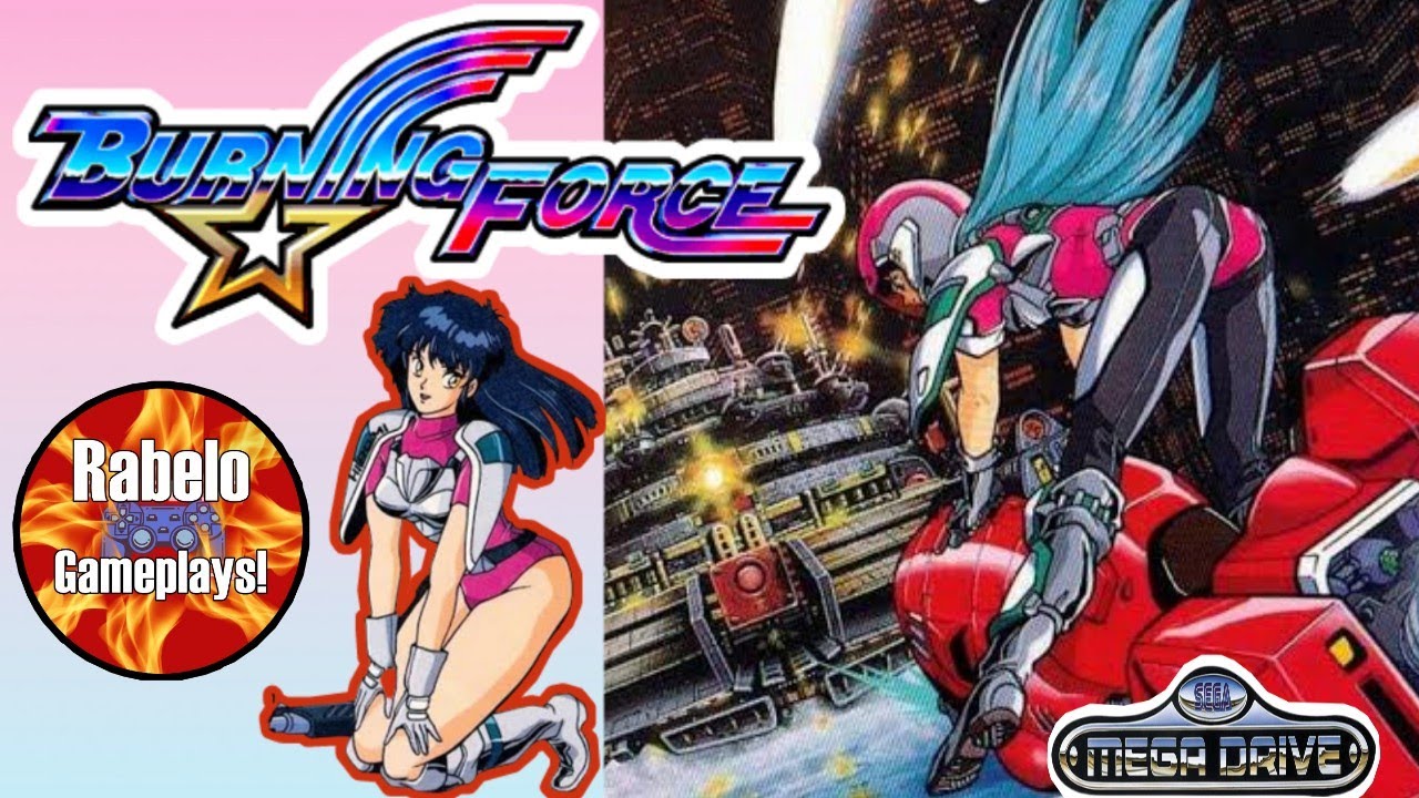 A JOIA RARA da Namco - BURNING FORCE (Mega Drive) no HARD até zerar! | #rabelogameplays - YouTube
