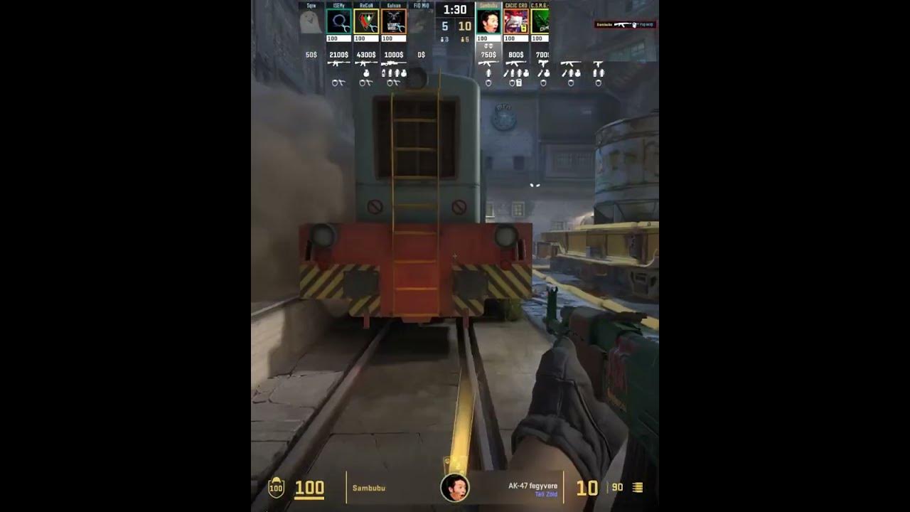Ak 4k on train #cs2 #csgo #fps #4k #ak - YouTube