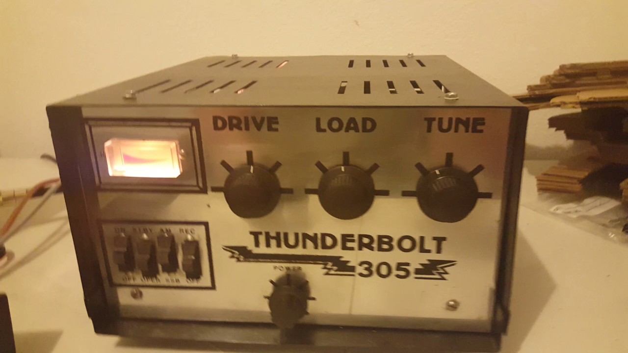 Thunderbolt 305 Base Linear Amplifier - YouTube