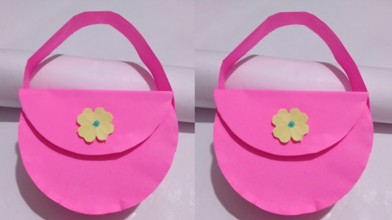 DIY - How To Make Paper Handbag? EASY Paper Craft Ideas | Origami Paper ...