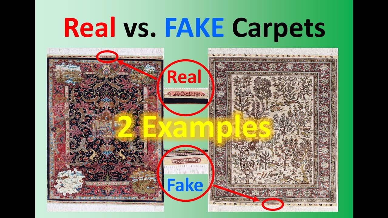 FAKE Handmade Rug Signatures!! COPIED Turkish & Persian Carpets of ...