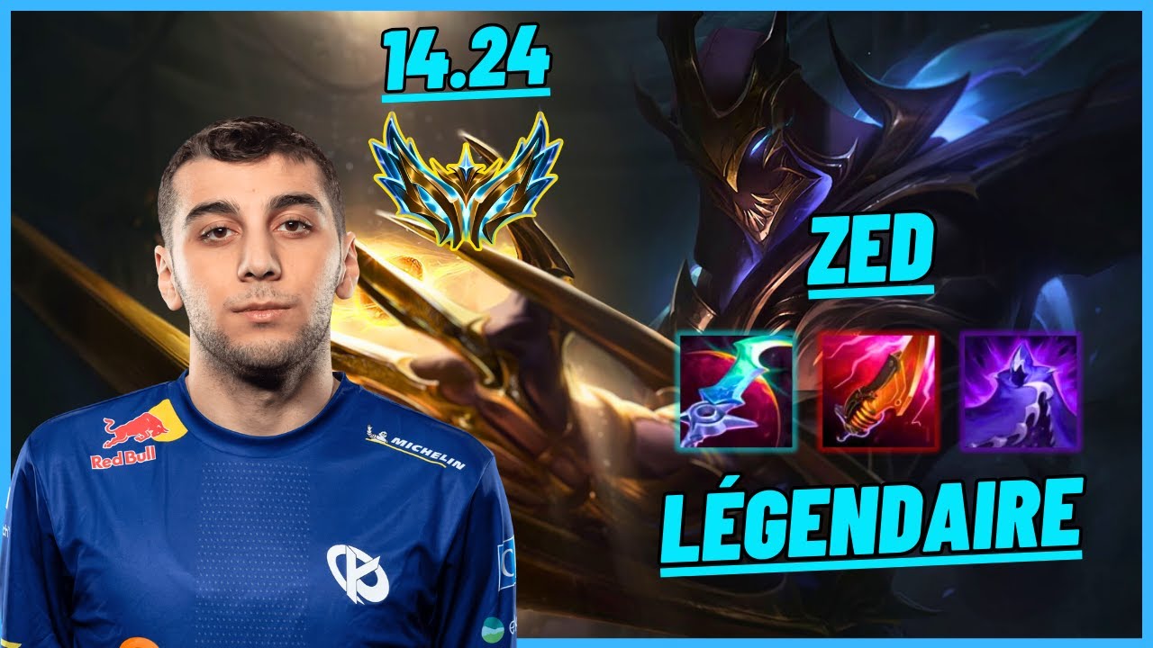 KC VLADI: ZED VS VEIGAR (MID) DOUBLE KILL, LÉGENDAIRE - EUW CHALLENGER - PATCH 14.24 - YouTube
