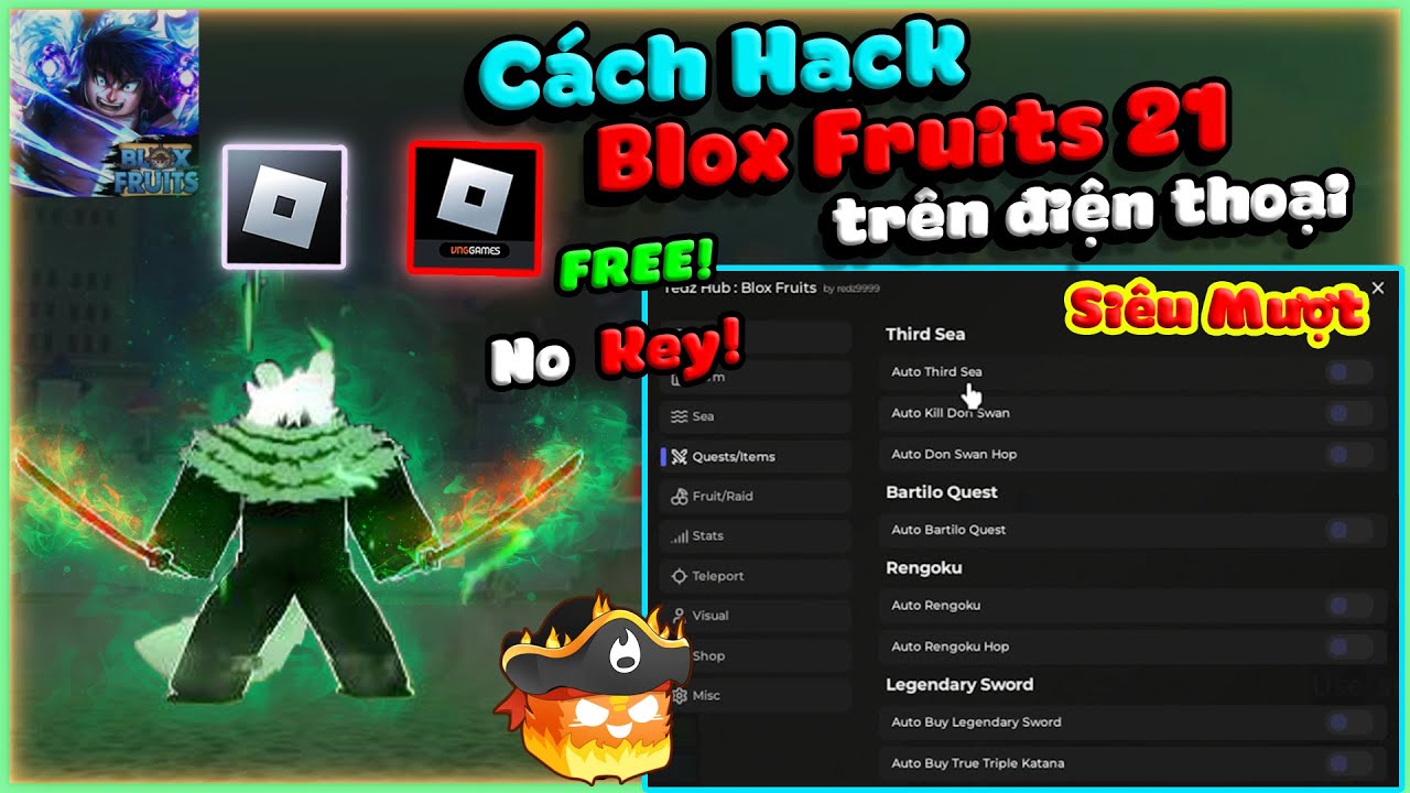 Hướng dẫn Hack Roblox Blox Fruits VNG Trên Điện Thoại, Cách Hack Blox ...