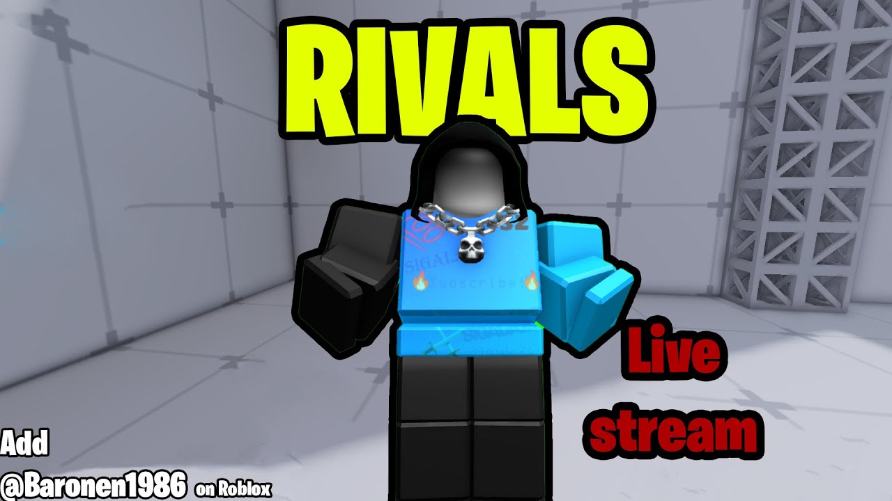 (Live stream) Roblox Rivals - YouTube